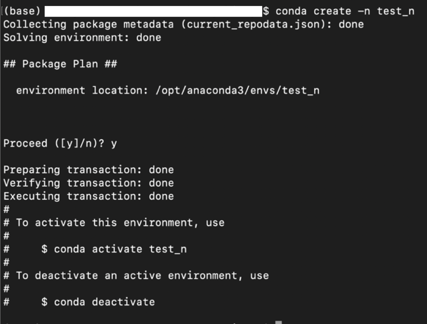 【Anaconda】 仮想環境作成 - GRAB PROGRAMMING