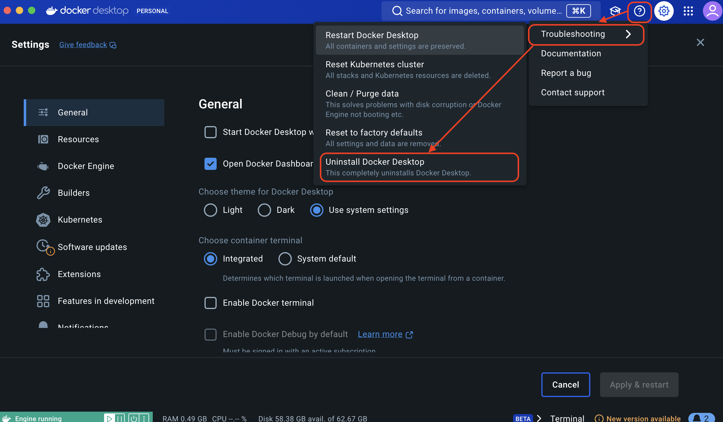 Docker Docker Desktop For Macを完全にアンインストールする（ventura） Grab Programming